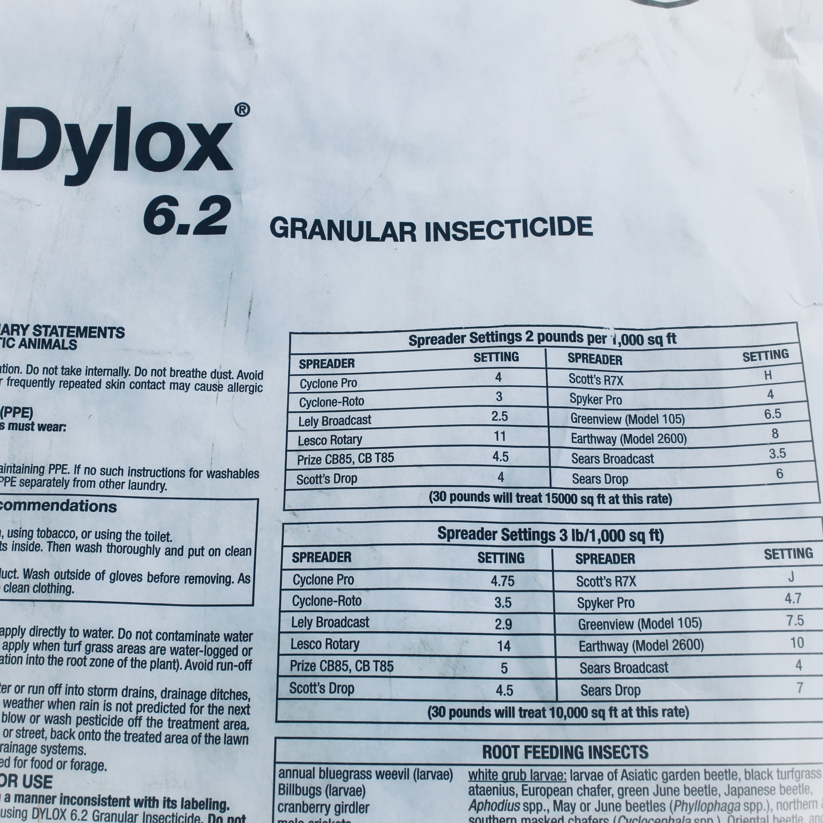 Dylox 6.2 Granular White Grub Insecticide | Longer effective | Lawn and ...