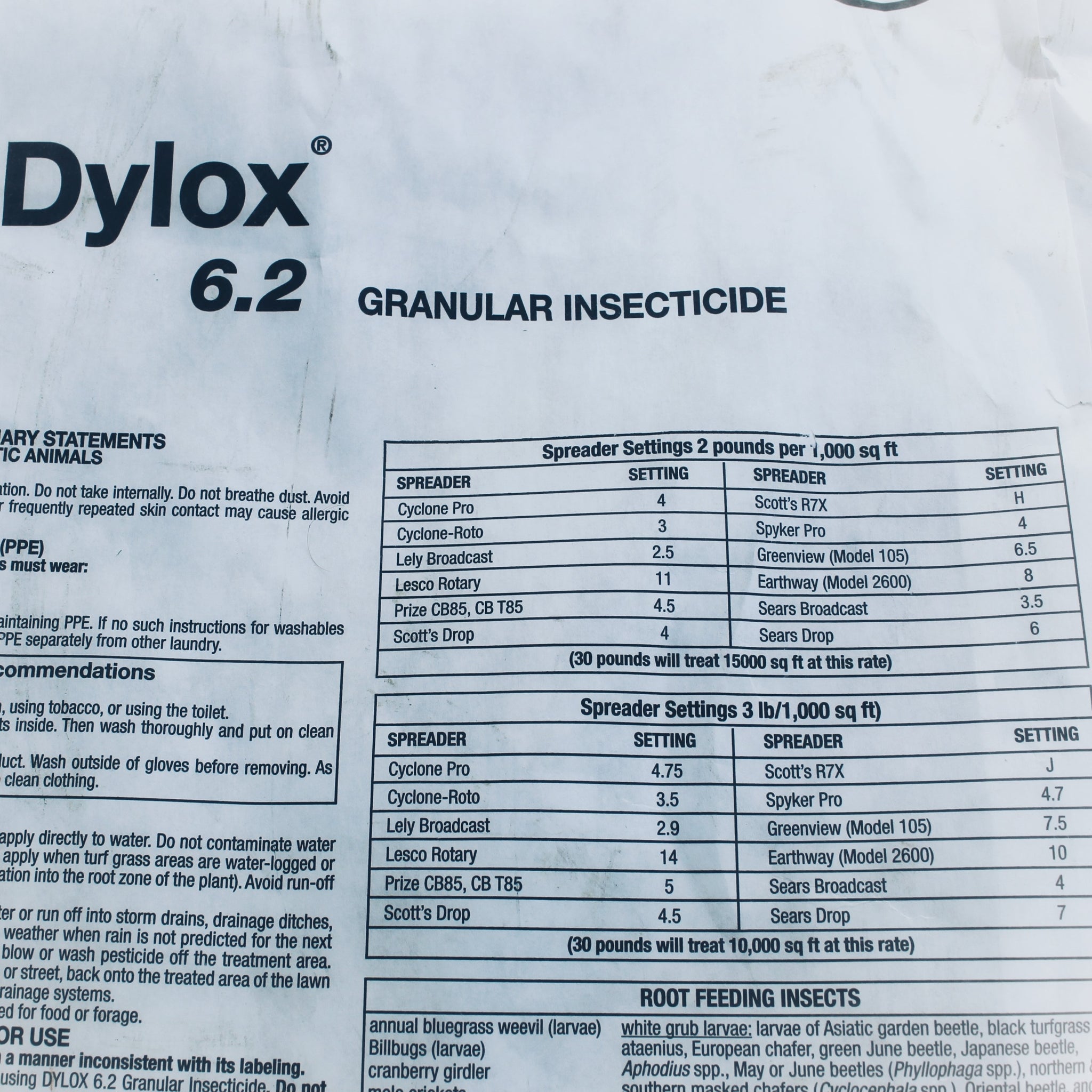 Dylox 6.2 Granular White Grub Insecticide | Longer effective | Lawn and ...